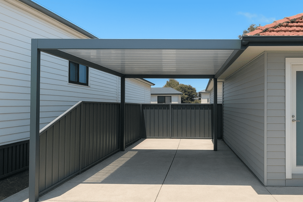 Single Carport Kit - 3.5m x 6.1m Freestanding - Aussie Carport Kits